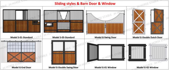 Standard Front Safety Galvanized Horse Stable Box And Stall Panel Long Life